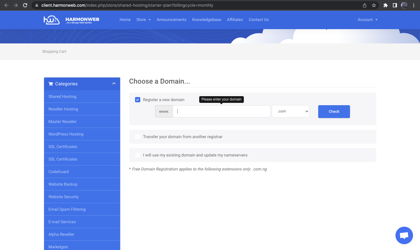 [Updated] How To Purchase Hosting On HarmonWeb | Harmon Web Blog