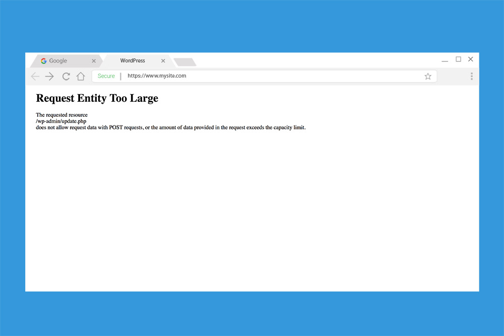 How To Fix The 413 Request Entity Too Large Error In WordPress How To Fix The 413 Request Entity Too Large Error In WordPress