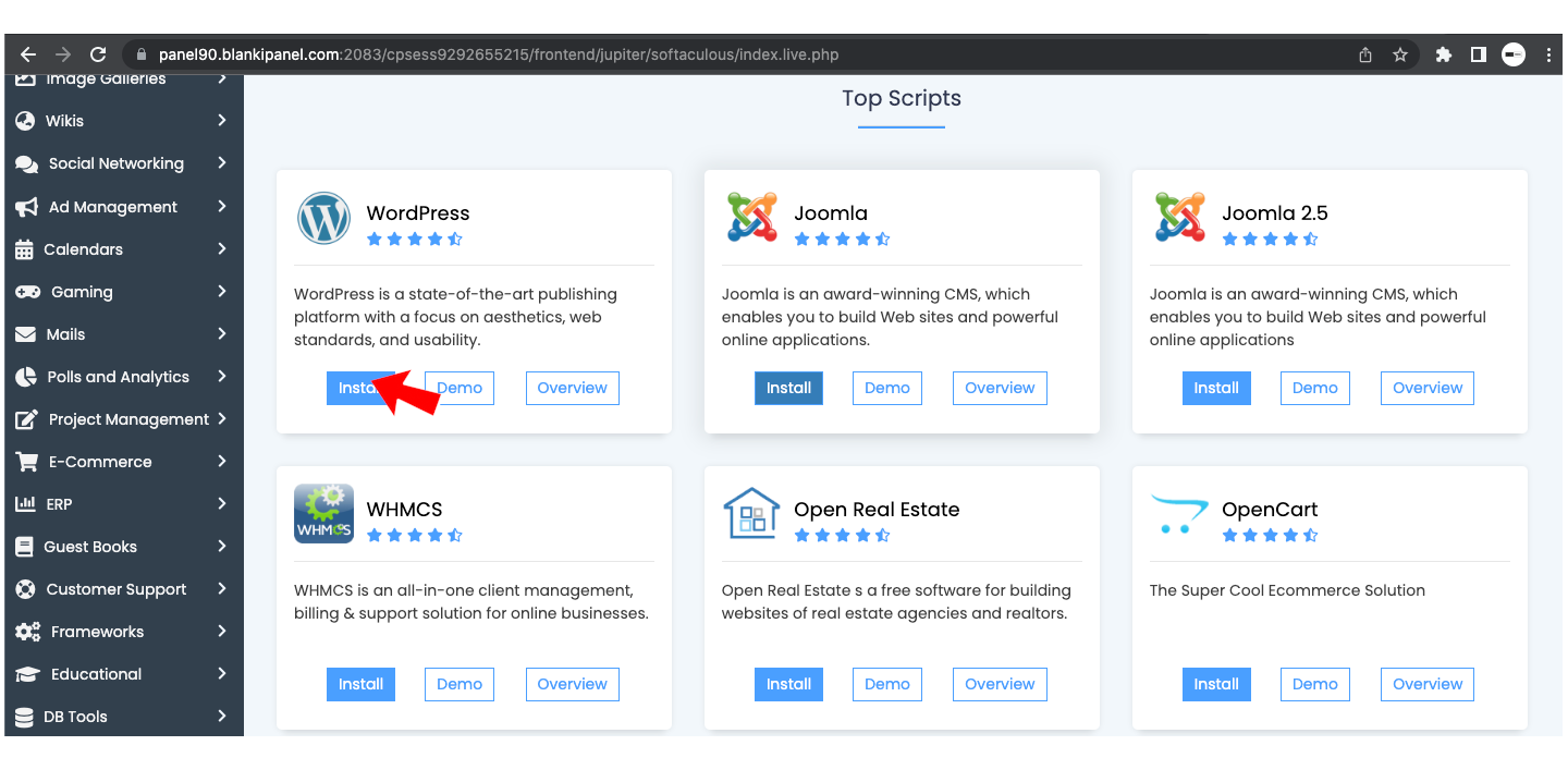 How To Install WordPress on Your Domain | HarmonWeb Blog