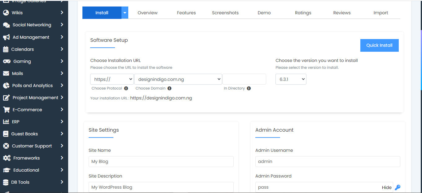 How To Install WordPress on a Subdomain | HarmonWeb Blog