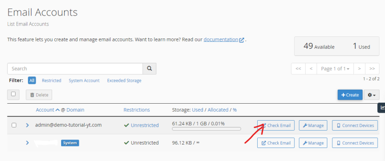 How to log into Email from cPanel and Webmail | HarmonWeb Blog