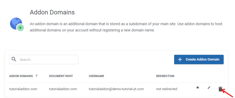 How to Delete Addon Domain on HarmonWeb | HarmonWeb Blog