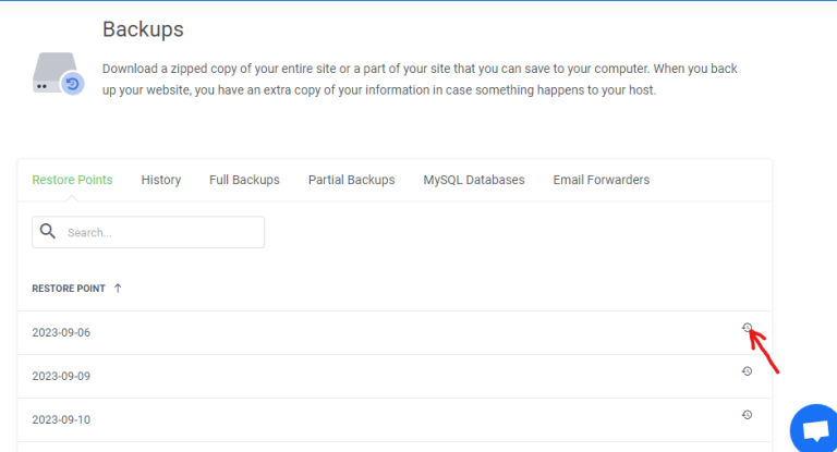 How To Restore Your Website Files From the HarmonWeb Client Area ...